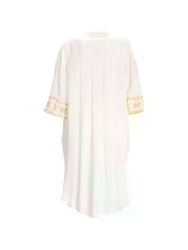 Buy Greek Archaic Kori Embroidered Dress - White At 46% Off | Editorialist