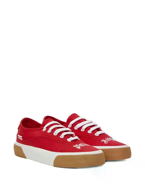 Palm Angels Skater Logo Lace-up Sneakers - Red