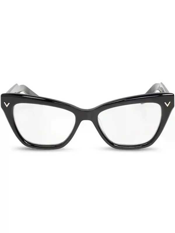 Valentino Garavani Cat-eye Frame Glasses - Black