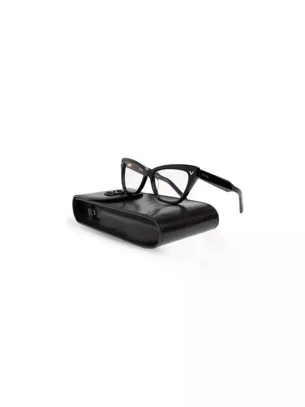 Valentino Garavani Cat-eye Frame Glasses - Black