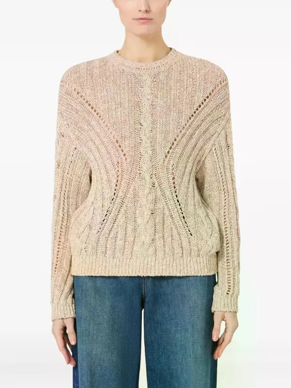 Max Mara Knitted Top - Neutrals