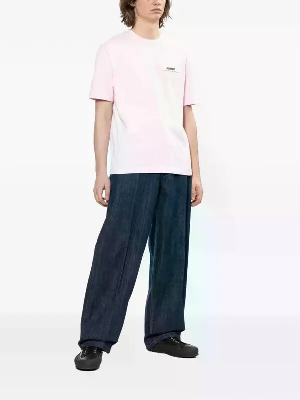 Jacquemus Crew Neck T-shirt - Pink