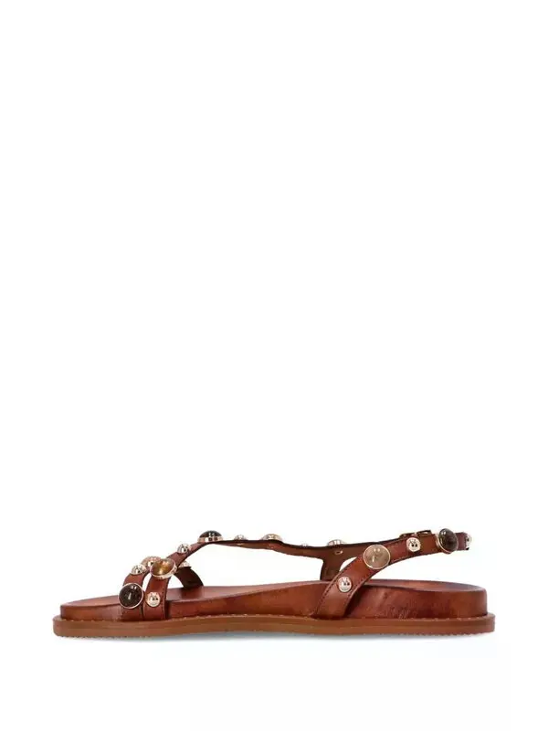 KOTRIS SANDALS Stud-embellished Buckle Sandals