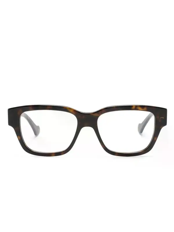 Gucci Rectangle-frame Eyeglasses - Brown