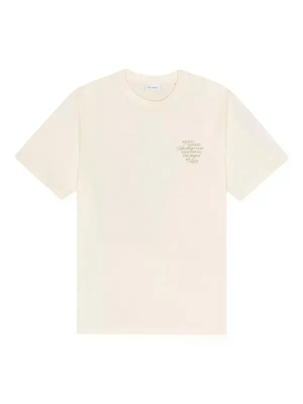 LES DEUX Graphic-print T-shirt - Neutrals