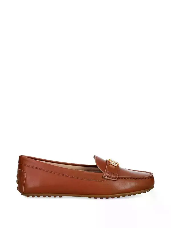 Ralph Lauren Logo Detail Loafers - Brown