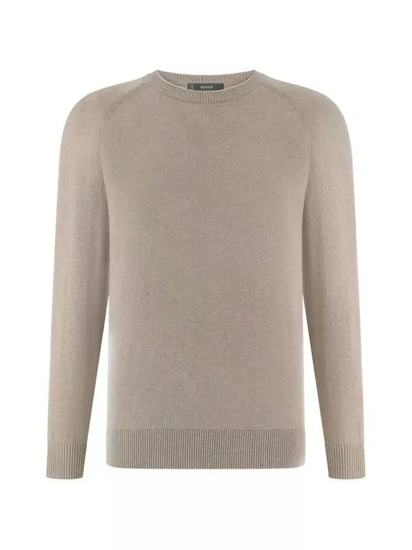 Boggi Milano Raglan Crew-neck Sweater - Neutrals