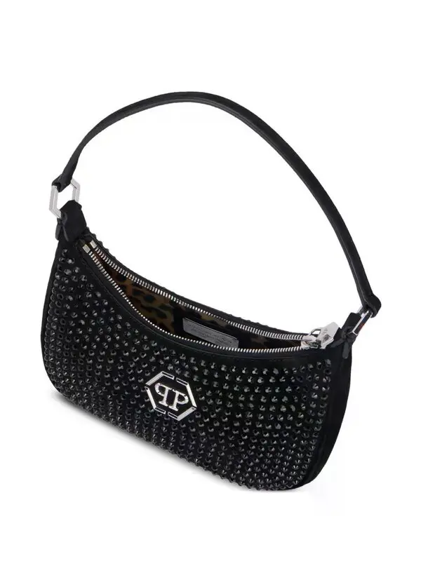 Philipp Plein Strass-embellished Top-zip Shoulder Bag