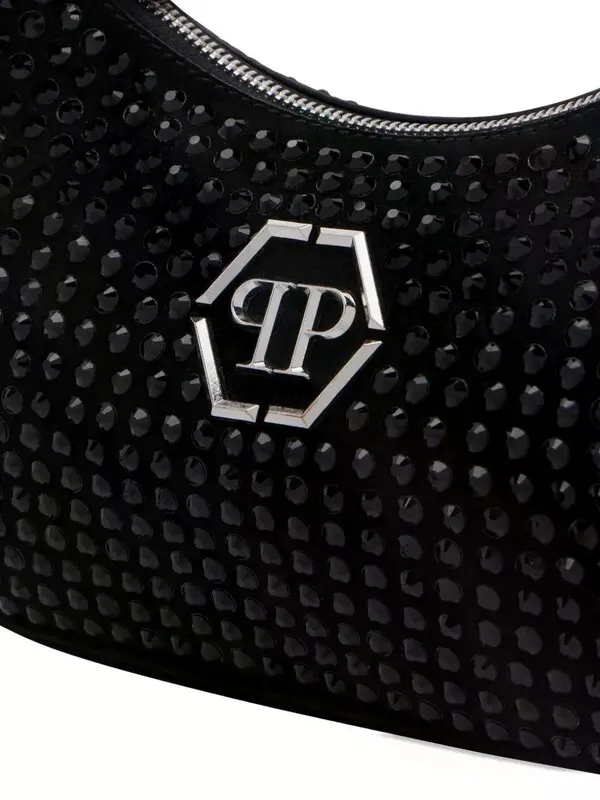 Philipp Plein Strass-embellished Top-zip Shoulder Bag