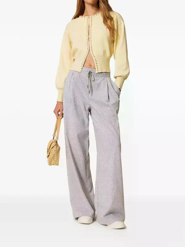 TWINSET Drawstring Wide Leg Trousers