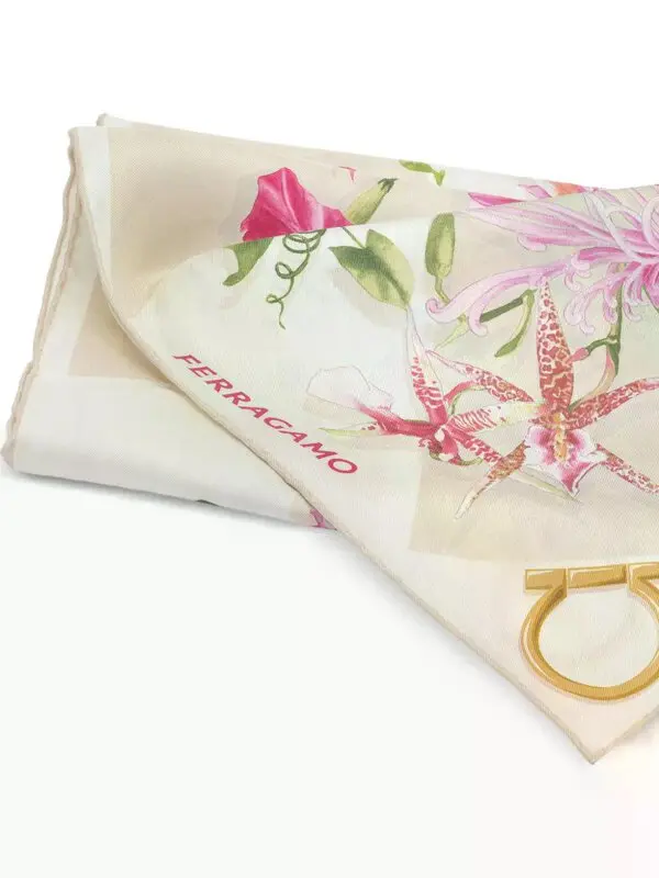 FERRAGAMO Floral Scarf