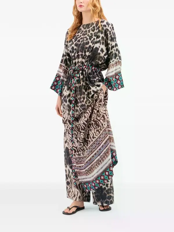 PIERRE-LOUIS MASCIA Aloe Leopard-print Palazzo Trousers