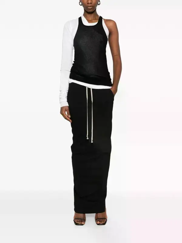 Rick Owens Pillar Maxi Skirt - Black