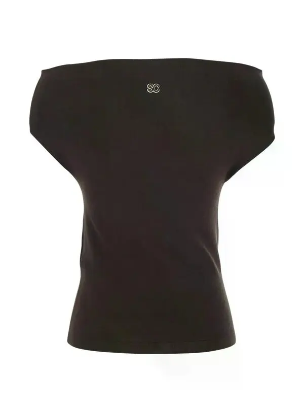 SEMICOUTURE Angels Shoulder-pad Top