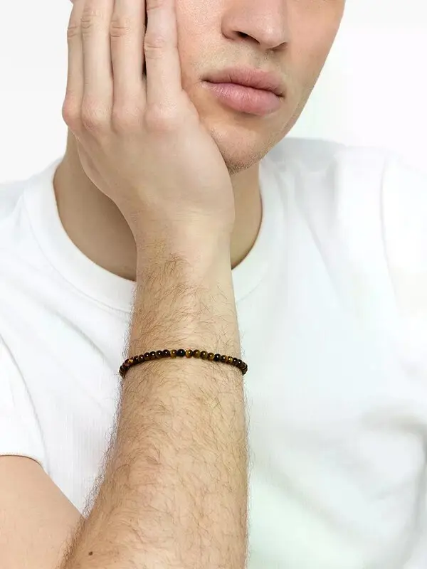 Mateo 4mm Tigers Eye Bracelet - Brown