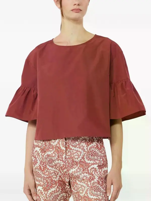 Max Mara Wkdbreak Ruffled Blouse