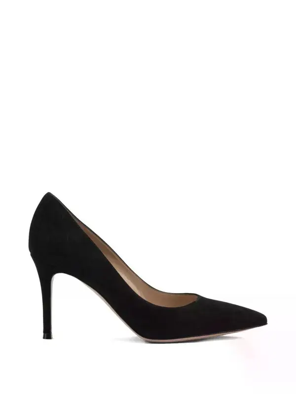 GIANVITO ROSSI Suede Pointed-toe Pumps