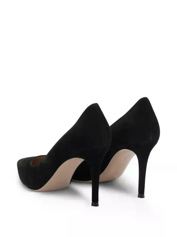 GIANVITO ROSSI Suede Pointed-toe Pumps