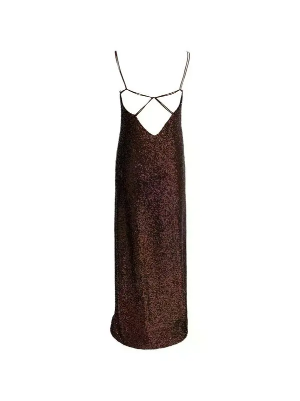 SEMPER Sequin V-neck Dress