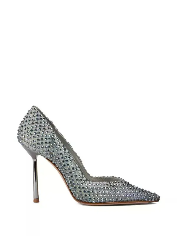 LE SILLA Gilda Embellished Heeled Pumps - Grey