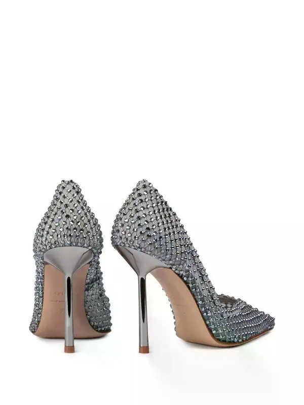 LE SILLA Gilda Embellished Heeled Pumps - Grey