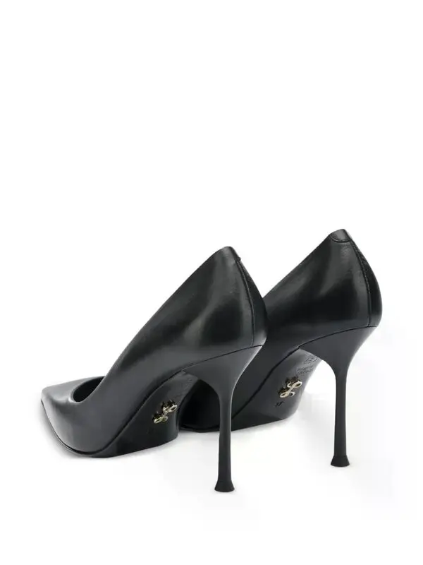 SERGIO LEVANTESI Pointed-toe Heeled Pumps - Black