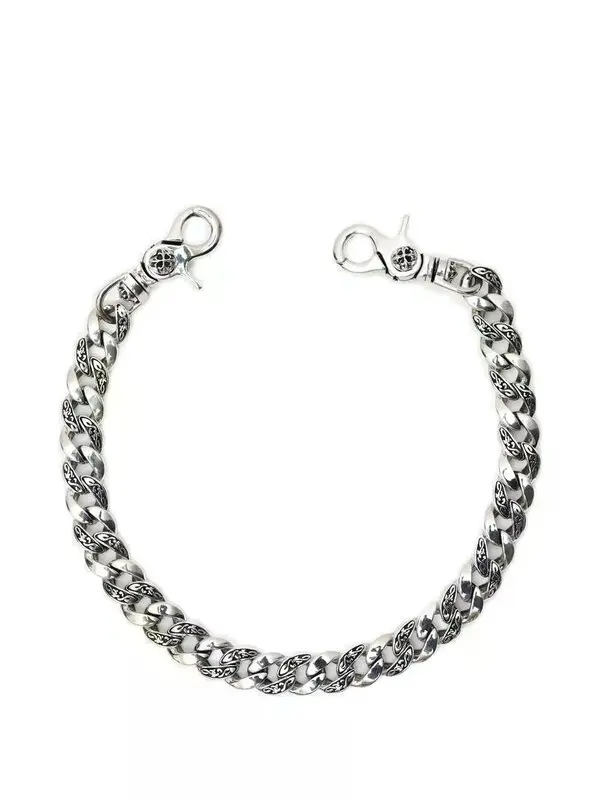 AMAL GUESSOUS Curb Chain Necklace - Silver