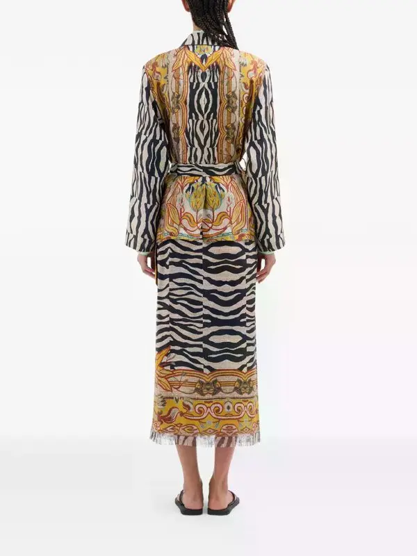 PIERRE-LOUIS MASCIA Aloe Zebra Floral Jacquard Jacket