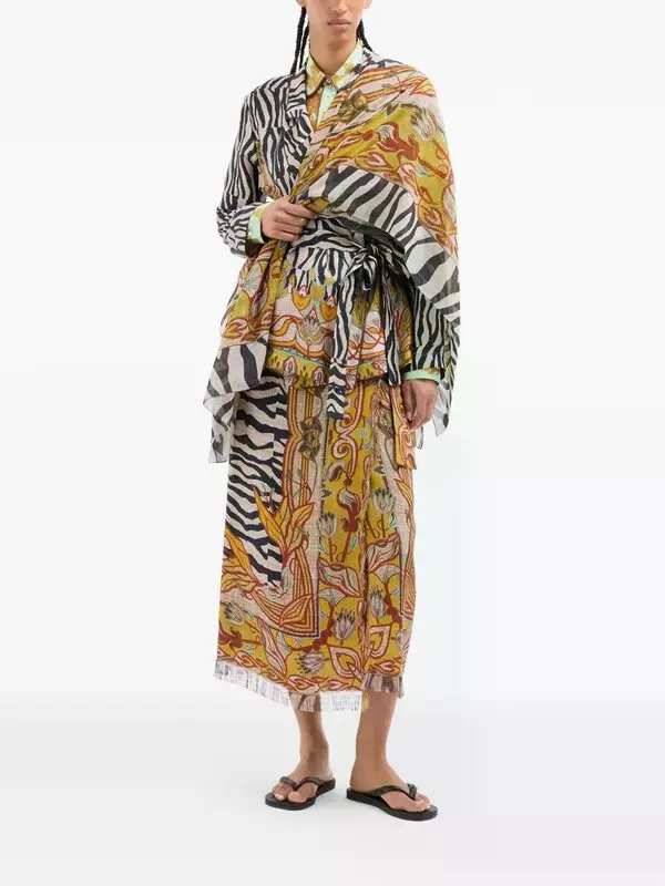 PIERRE-LOUIS MASCIA Aloe Zebra Floral Jacquard Jacket