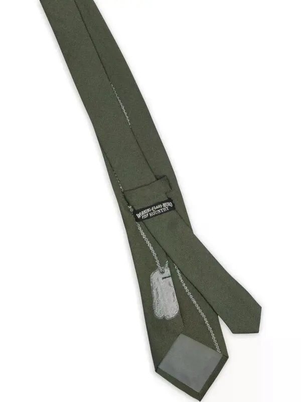 Kapital Dog-tag Neck Tie - Green