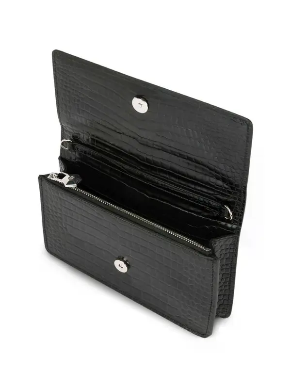 Philipp Plein Logo-detail Chain-strap Clutch - Black