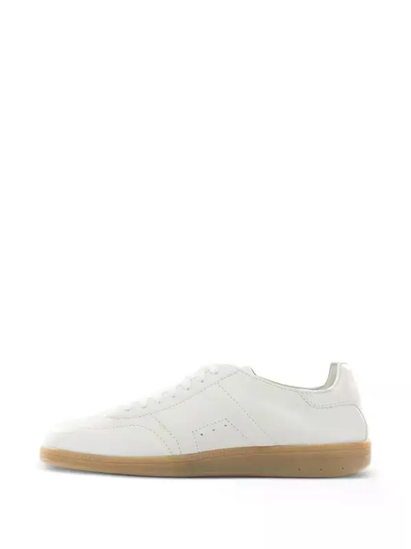 Santoni Lace-up Leather Sneakers