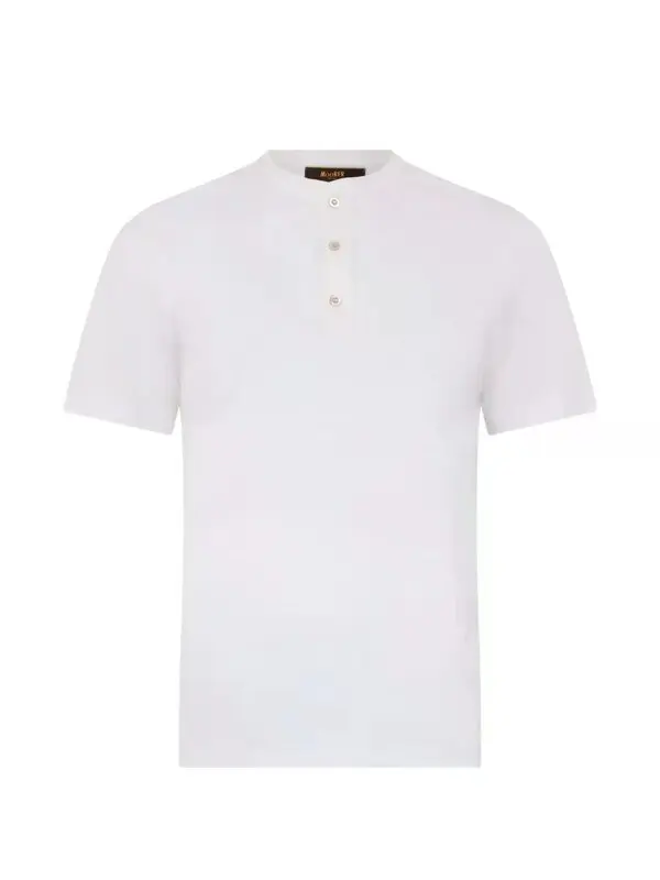 MOORER Henley-neck T-shirt