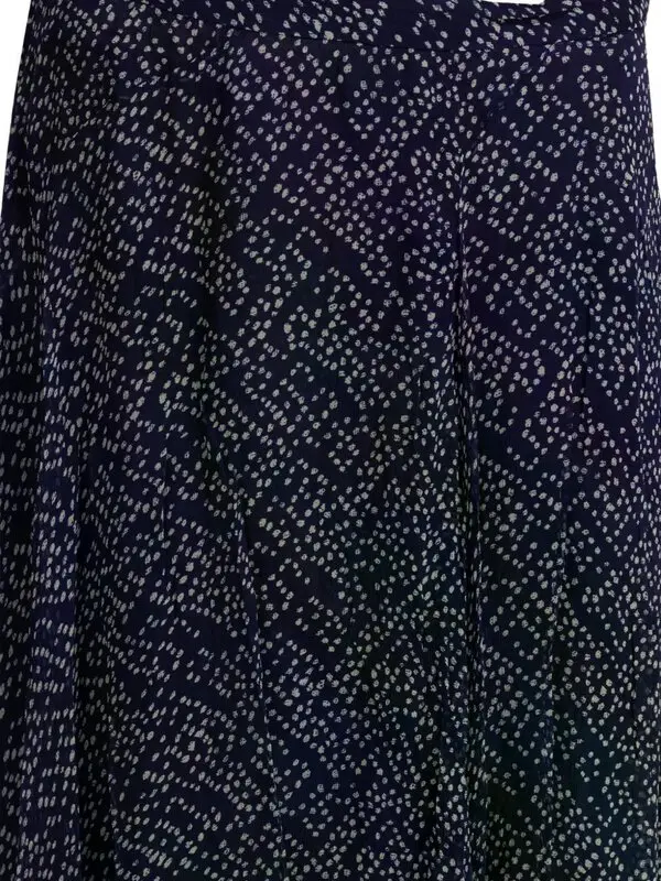 MARANT ETOILE Lycia Asymmetric Patterned Midi Skirt