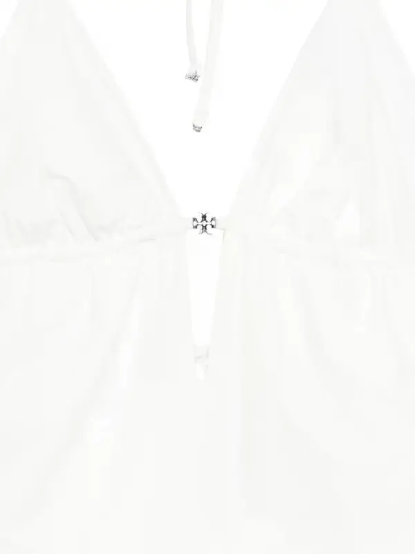Tory Burch Logo One-piece Swimsuit - White