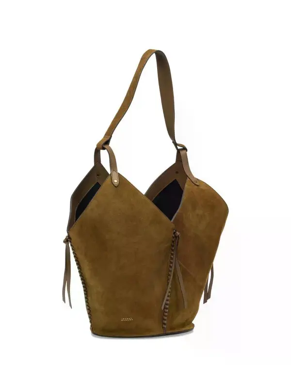 Isabel Marant Étoile Braided-detail Shoulder Bag - Brown