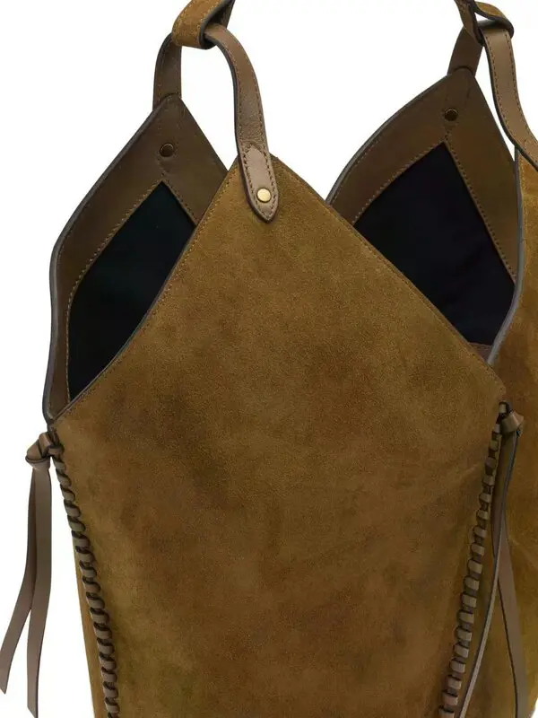 Isabel Marant Étoile Braided-detail Shoulder Bag - Brown
