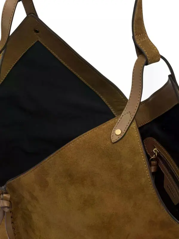 Isabel Marant Étoile Braided-detail Shoulder Bag - Brown
