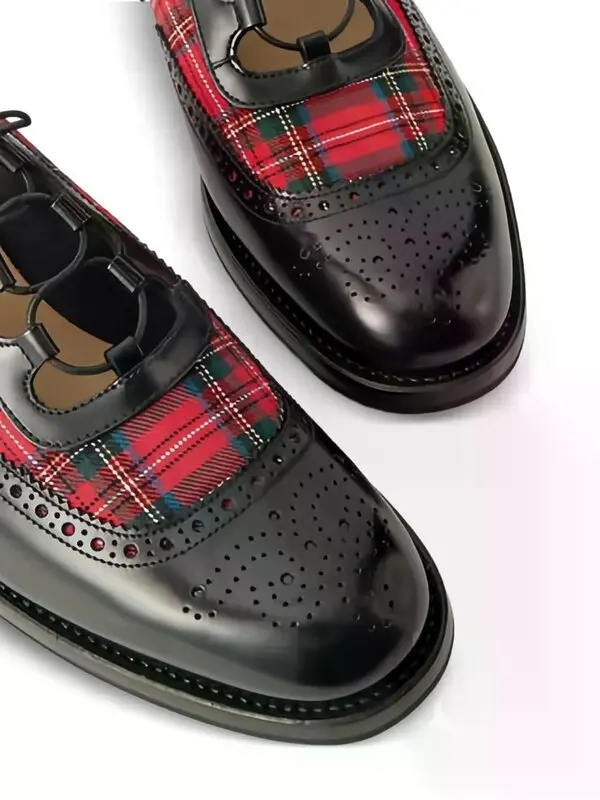Church's Ghillie Tartan Design Shoes