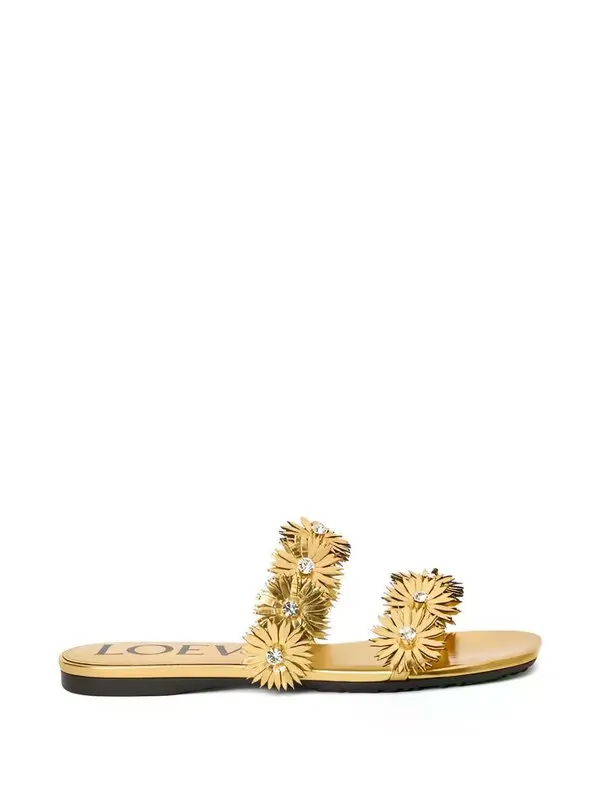 Loewe Flower-embellished Flat Sandals