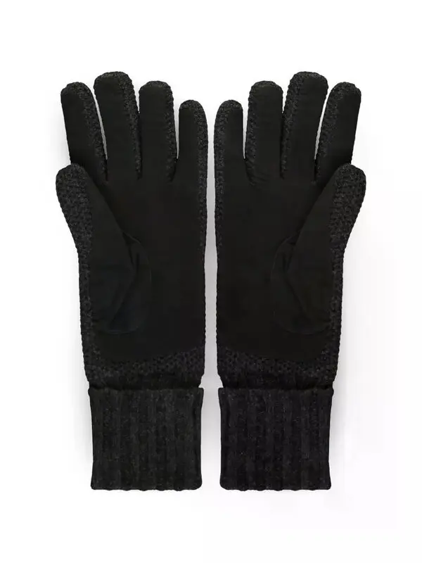 MOORER Ribbed-trim Gloves