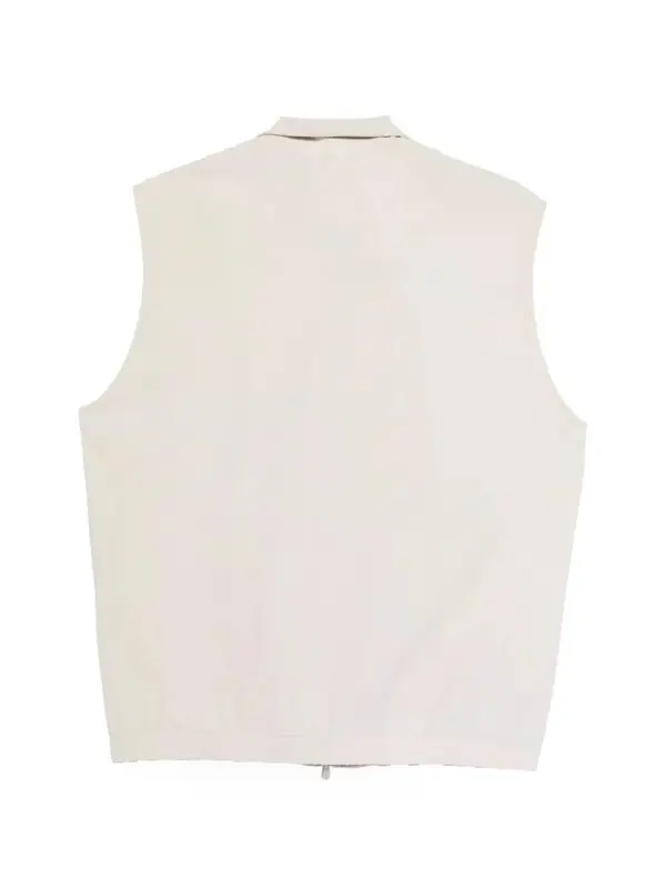 Eleventy Zipped Gilet - Neutrals