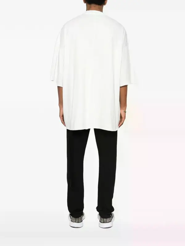 Rick Owens Crew-neck Short-sleeve T-shirt - White