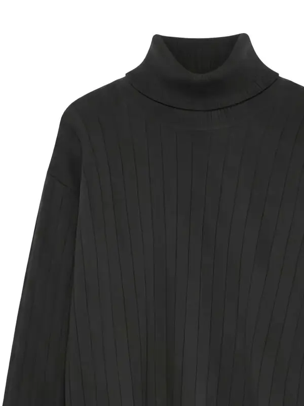 Eleventy Ribbed Knit Turtleneck