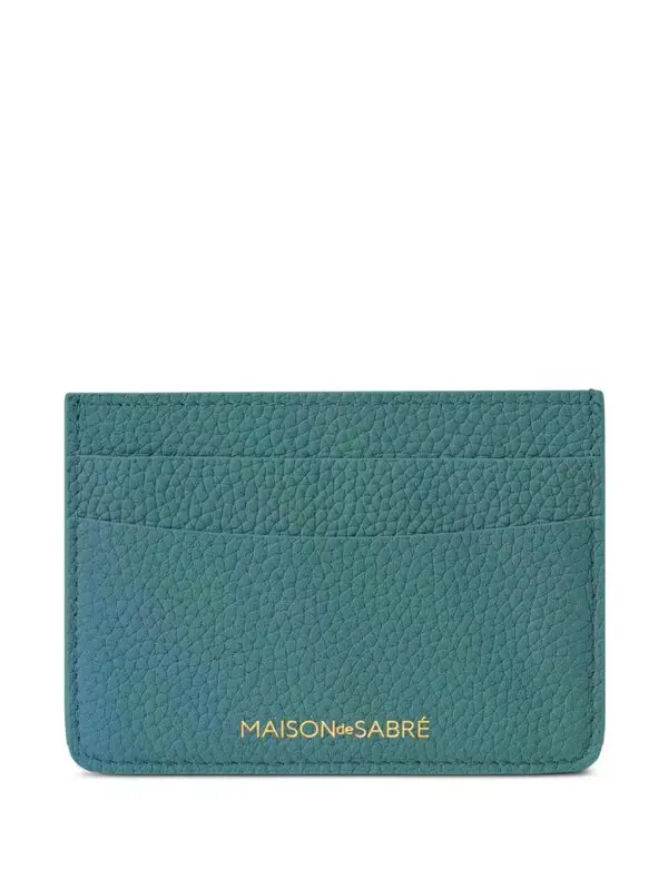 MAISON DE SABRE Leather Card Holder - Blue