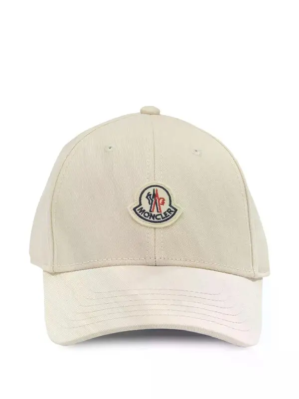 Moncler Logo-patch Cap - Neutrals