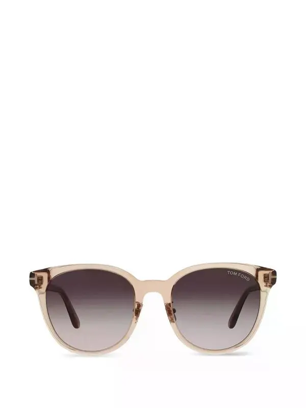 TOM FORD Round Full-rim Sunglasses - Neutrals