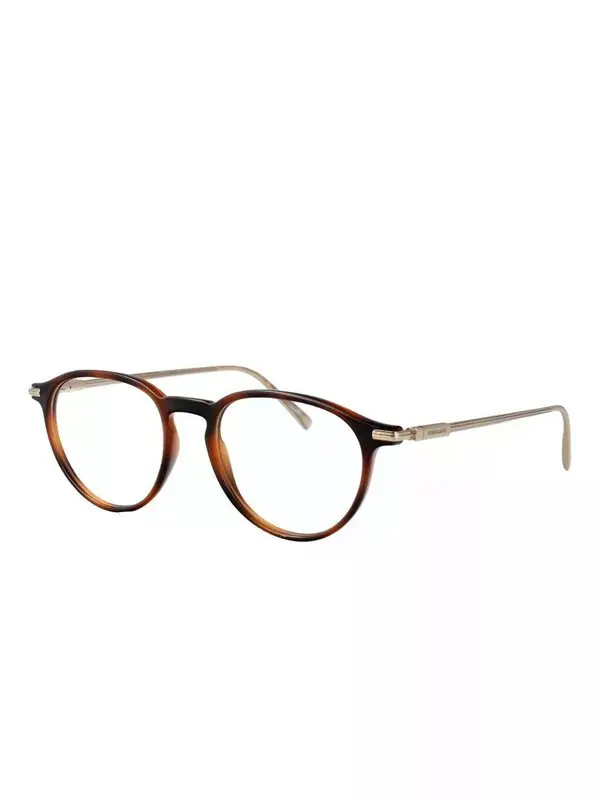FERRAGAMO Round Frame Eyeglasses