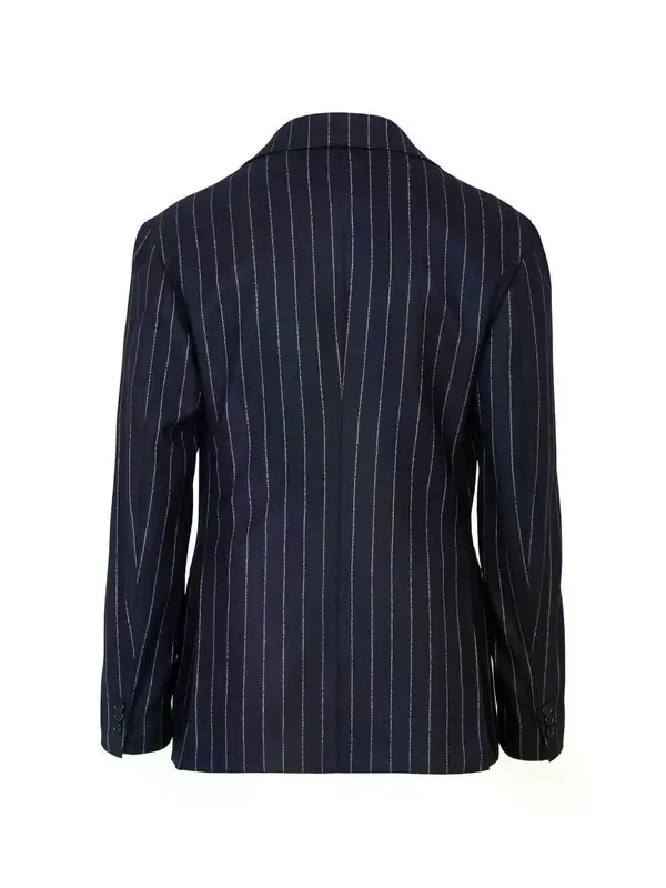 Giuliva Heritage Striped Double-breasted Blazer