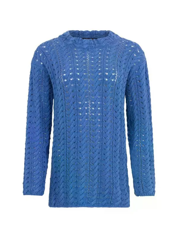 MOORER Openwork Sweater